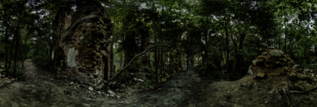 ;) Ruins of manor house in Mirocin Gorny 360 Panorama | 360Cities